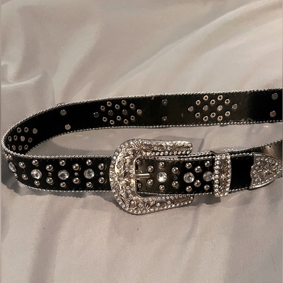 Accessories | Bling Belt M | Poshmark